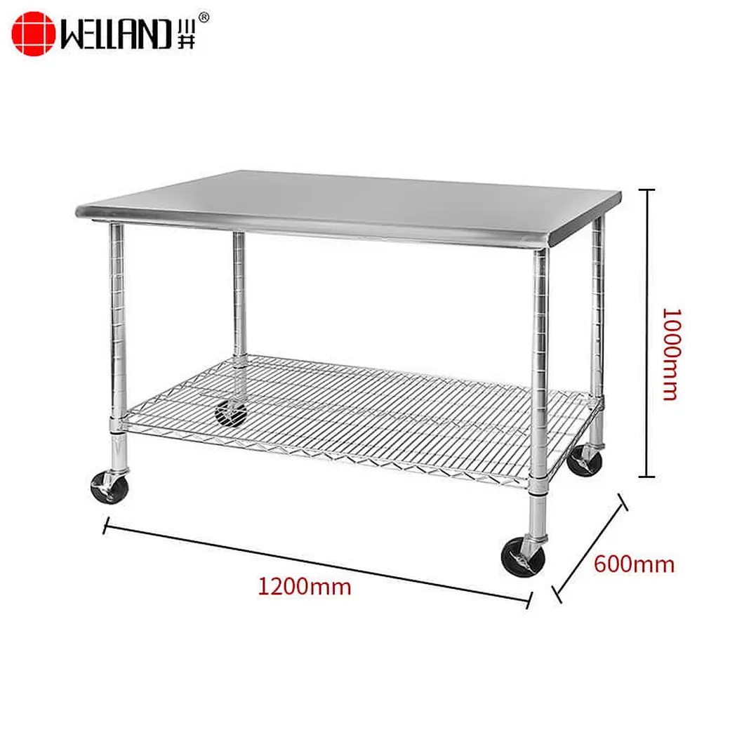 Commercial Stainless Steel Prep Table Shelf