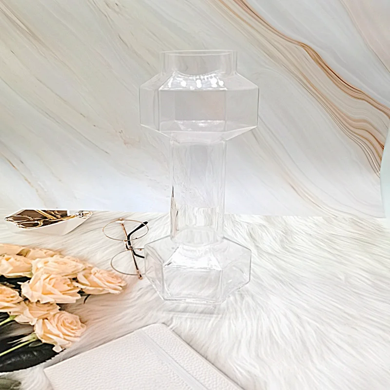 Crystal glass dumbbell beer mug