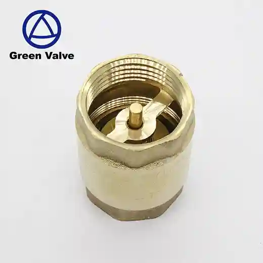 Brass Spring loaded check valve , brass water check valve , air Non ...