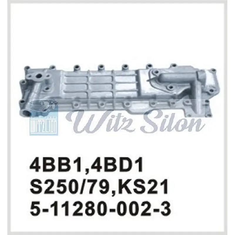 Oil Cooler Cover 5112800023 / 5112890030 ISUZU 4BB1 4BD1 / S250/79 KS21 ...