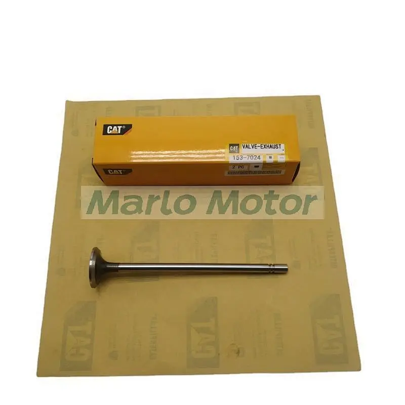 Excavator engine exhaust valve 153-7024 1537024 intake valve 153-7023 ...