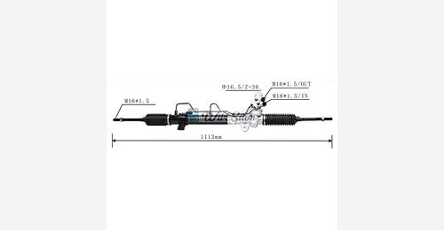 Steering Gear Power Steering Rack for HYUNDAI TUCSON 2004-2010 57700 ...