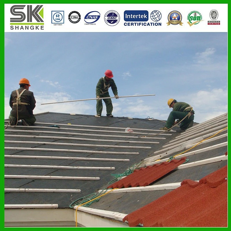 Stone Coated Zn-Al Steel Roof Angle Ridge Cap from China Manufacturer ...