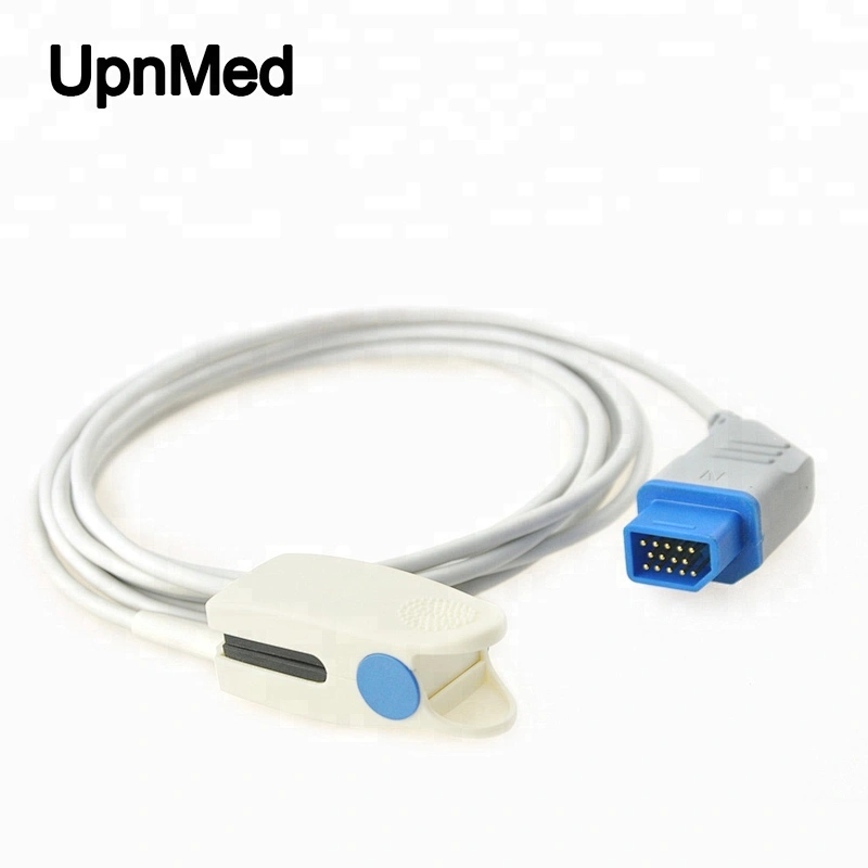 Nihon Kohden TL-201T Spo2 Sensor, adult finger clip sensor, Rectangle ...