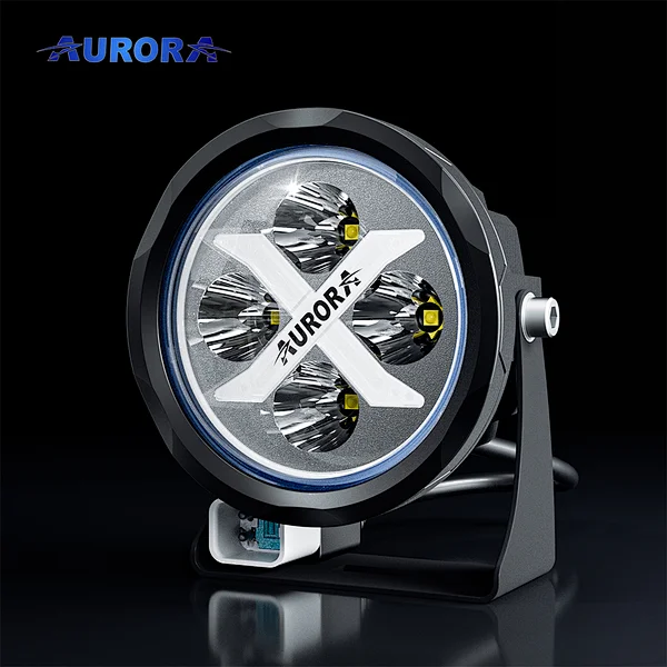 AURORA 4" 20W Round Light with Background Light