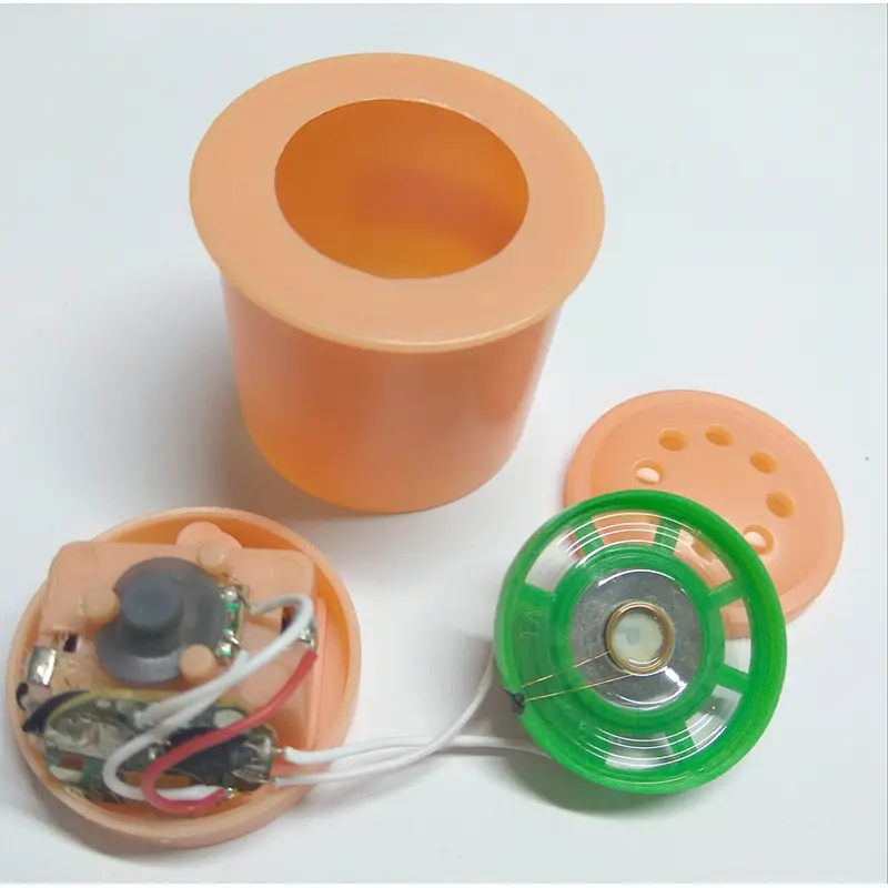 most popular round sound module with external button for plush toy from ...