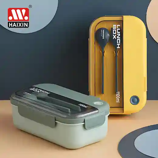 BPA free kitchen plastic potluck thermail lunch Box take away packing ...