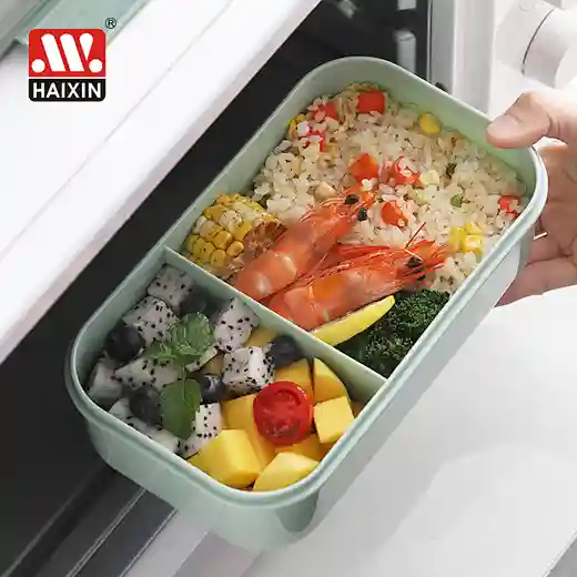 BPA free kitchen plastic potluck thermail lunch Box take away packing ...