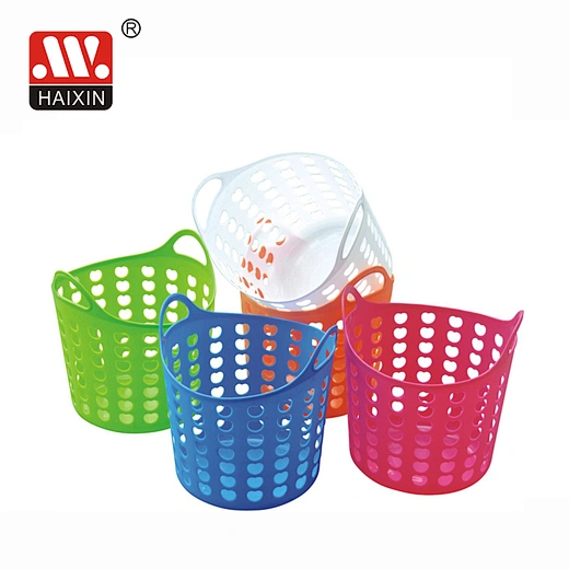 Haixin Wholesale Market Hanging Baskets Double Handle Iron Wire Laundry ...