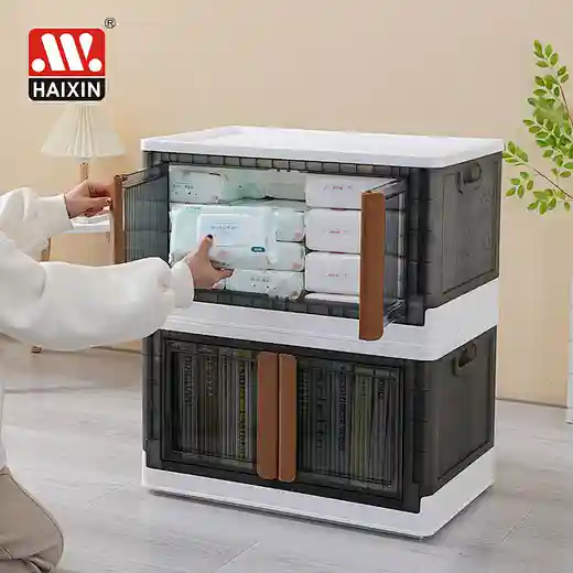 Haixin Closet Organizers and Storage - Trunk Organizer, Dorm Room Essentials, 8.4 Gal ...