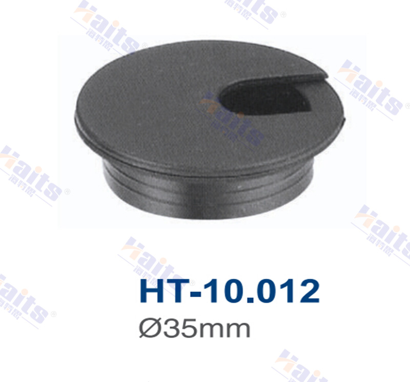 HT-10.012 Round Plastic Table Cable Hole Cover For Computer Desk Wire