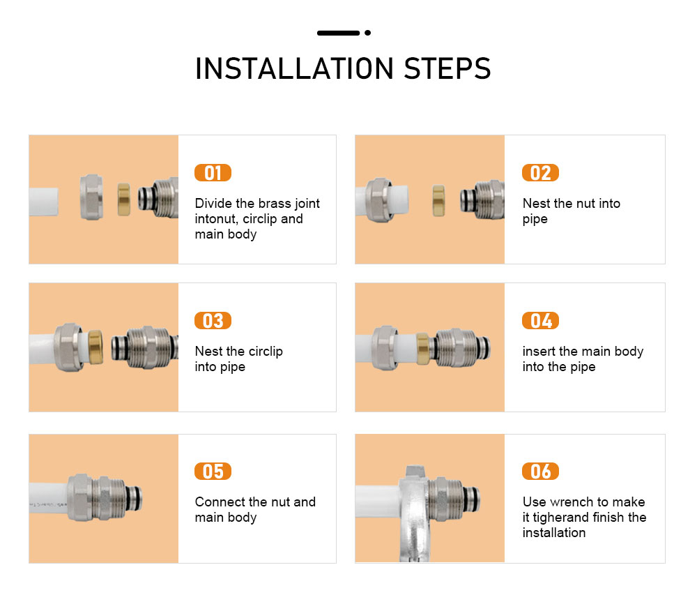 PEX & Floor Heating System pex pipe fitting