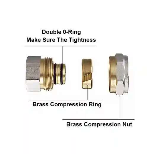 Pex Female Screw compression coupling Fittings