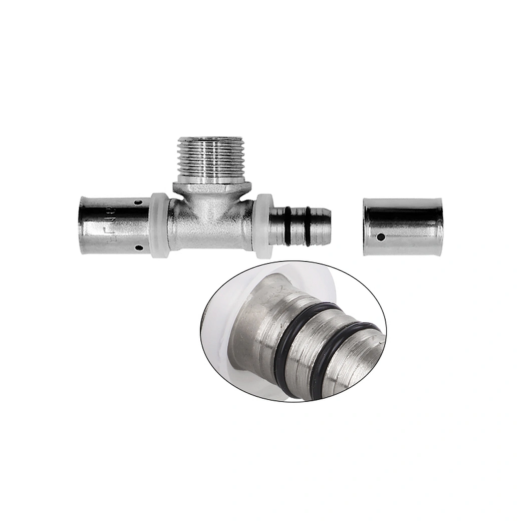 3/4 pex tee brass multilayer pex pipe and fittings press