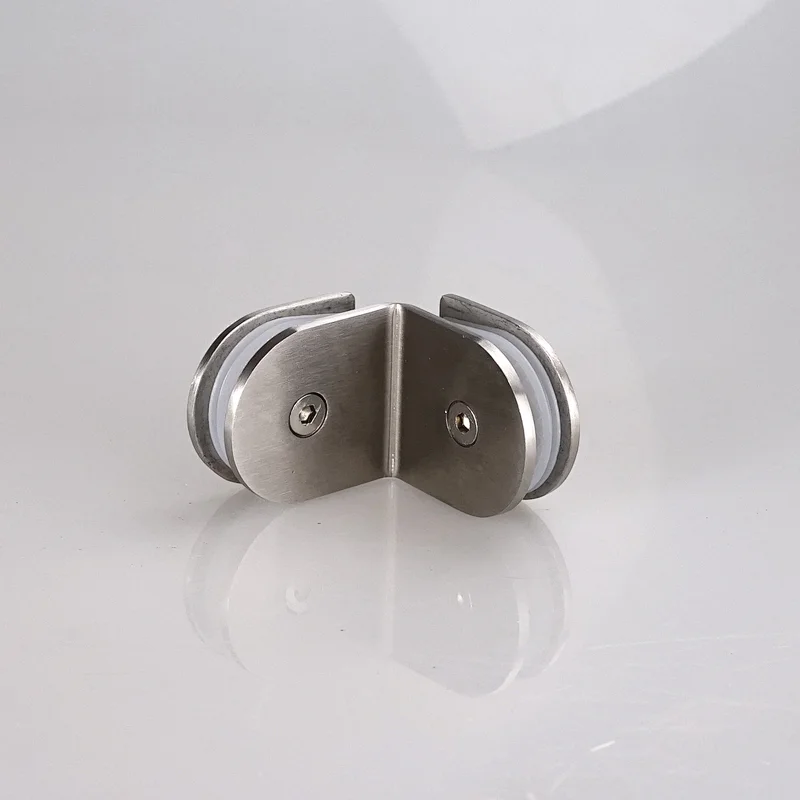 Stainless Steel Glass to Glass Clamp,Glass Partition Brace Double Glass ...