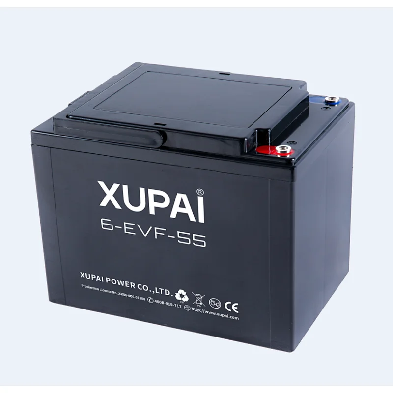 New design 6-EVF-20 Xupai 6 EVF 32 48v 55Ah electric tricycle battery ...