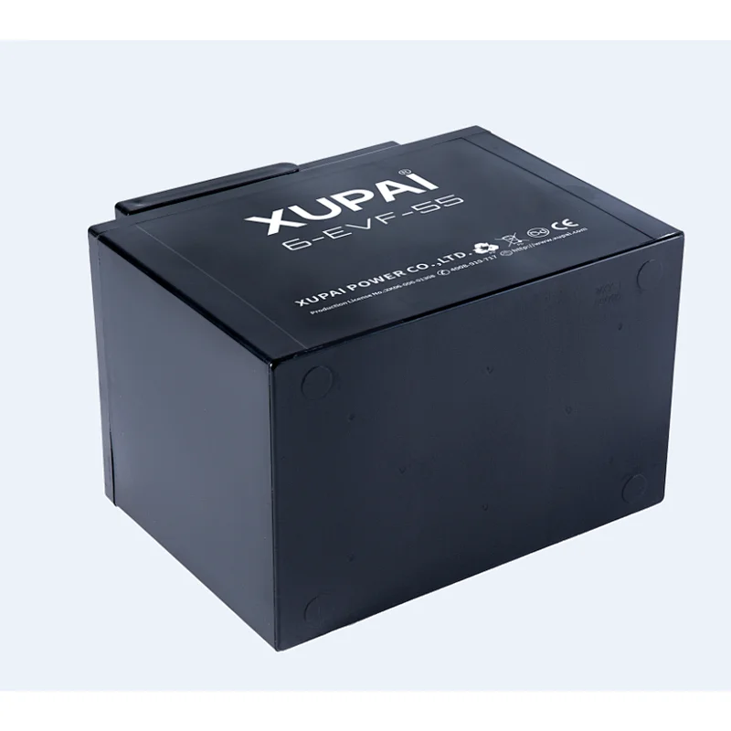 New design 6-EVF-20 Xupai 6 EVF 32 48v 55Ah electric tricycle battery ...