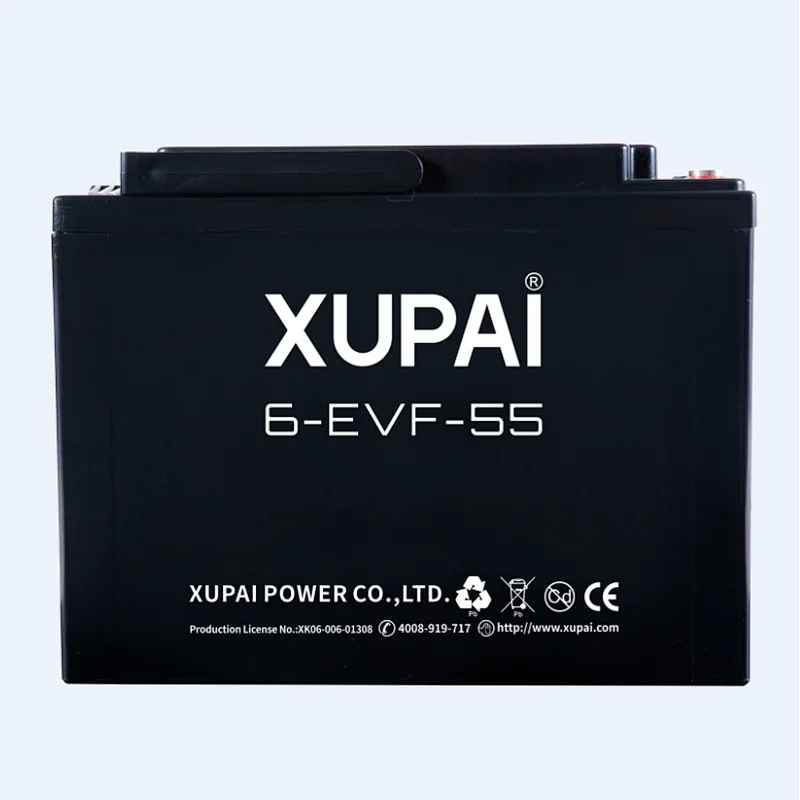New design 6-EVF-20 Xupai 6 EVF 32 48v 55Ah electric tricycle battery ...