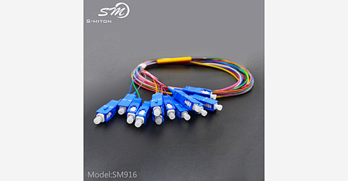 Single Mode SC/UPC Optic Fiber Pigtail 12 Colors PVC Jacket from China ...