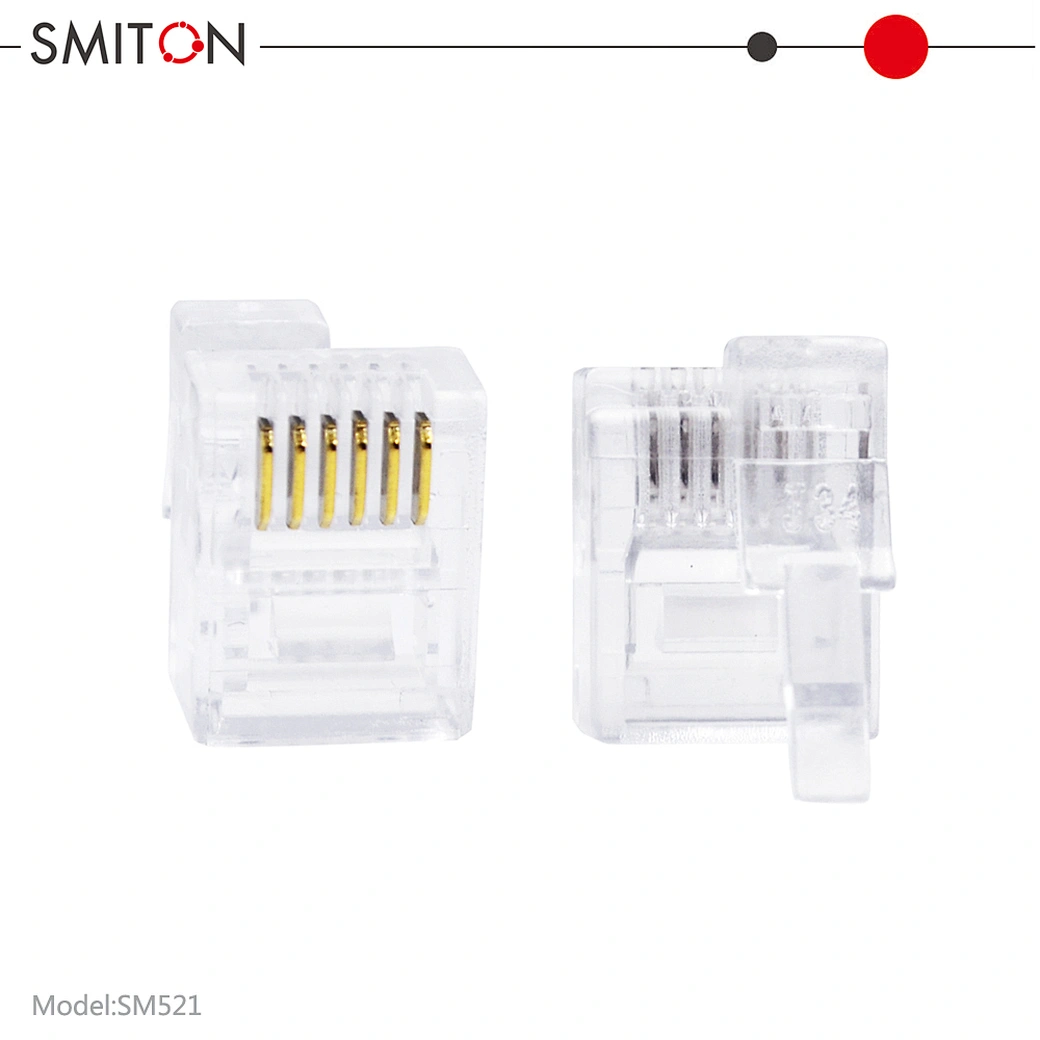 rj12 6P6C connector plug from China Manufacturer - 深圳市松美通电子有限公司