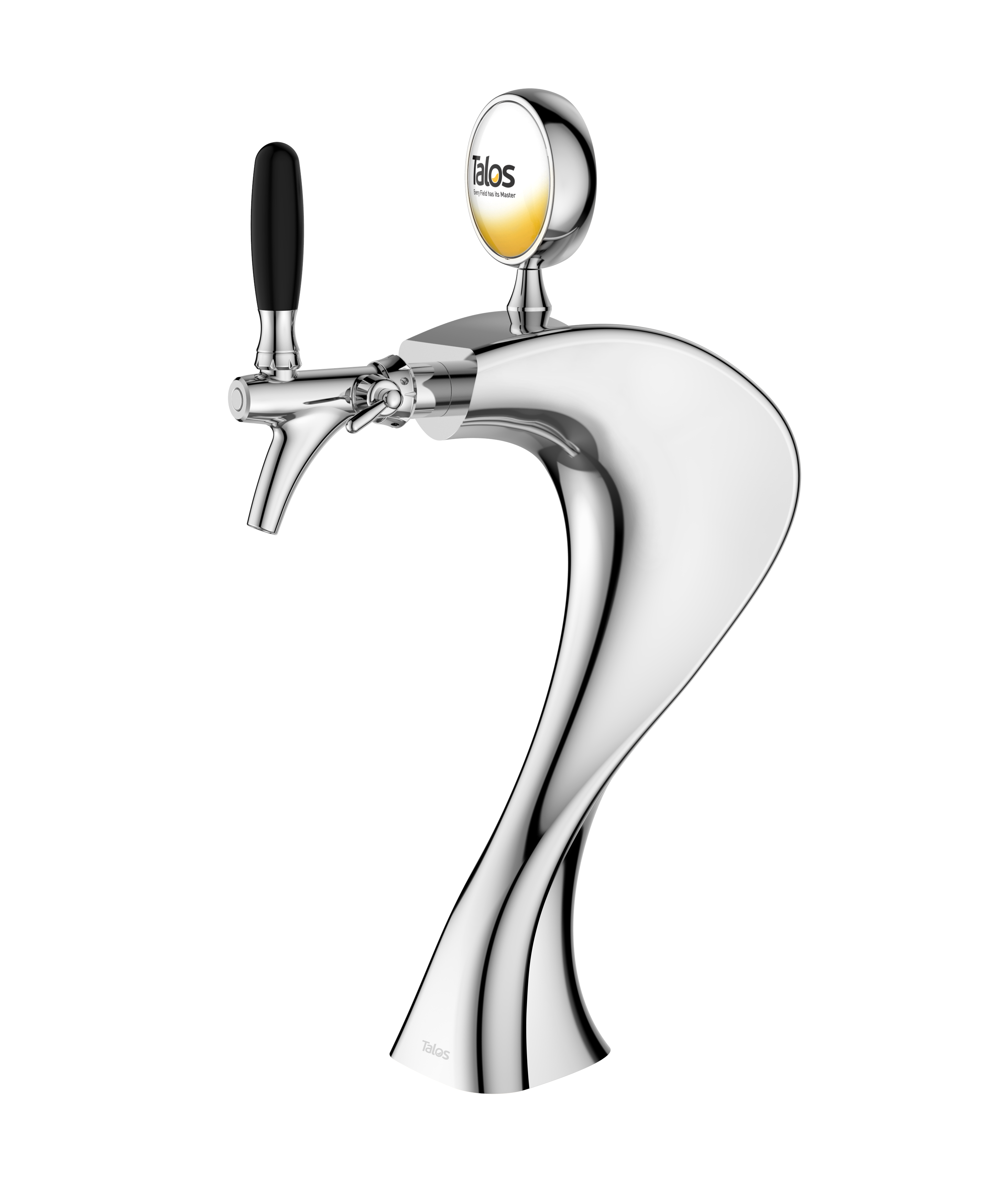 TALOS Dragon Tap Tower Chrome 1-way Dispensing Tower Draft Beer Tower ...