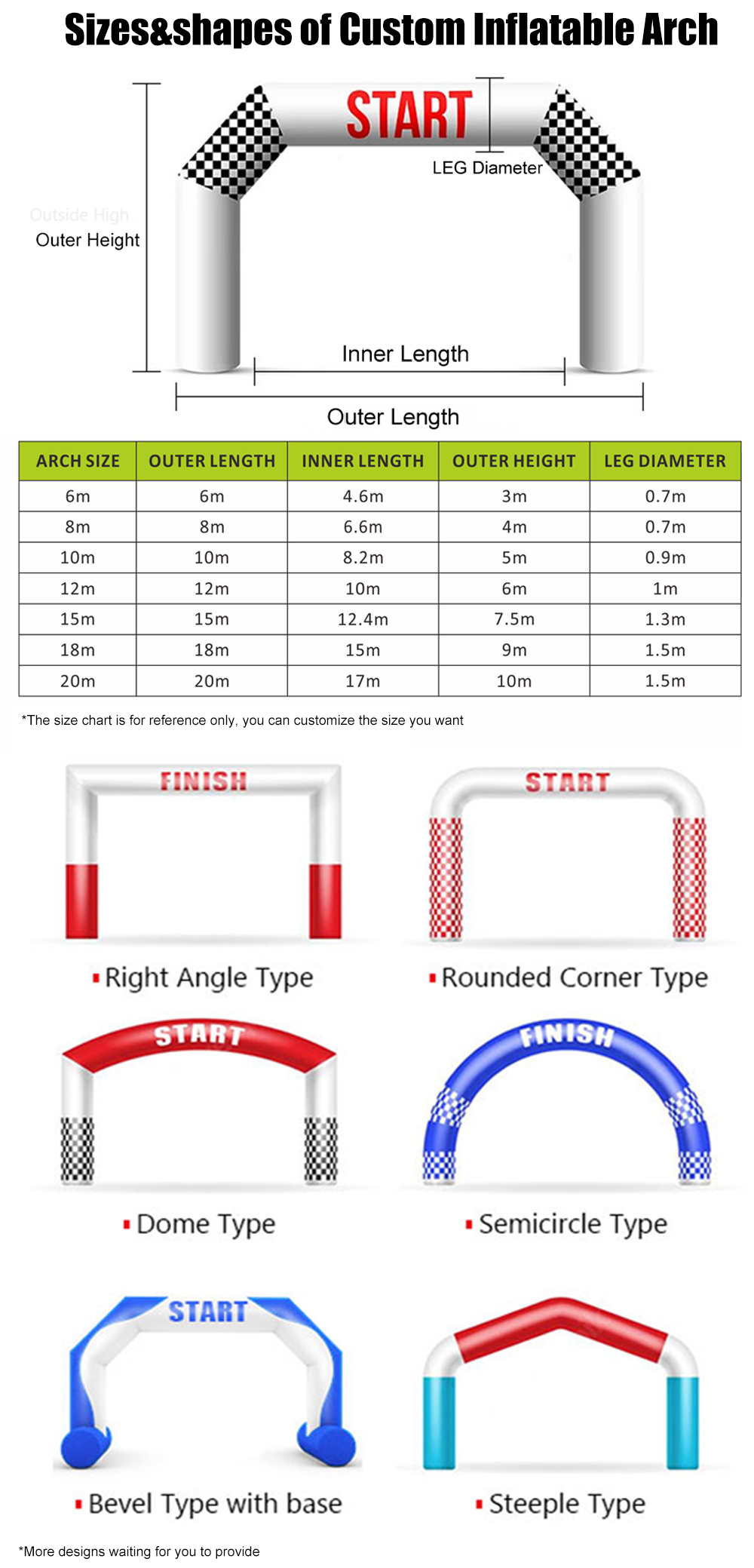 China custom inflatable race arch top maker | JARMOO