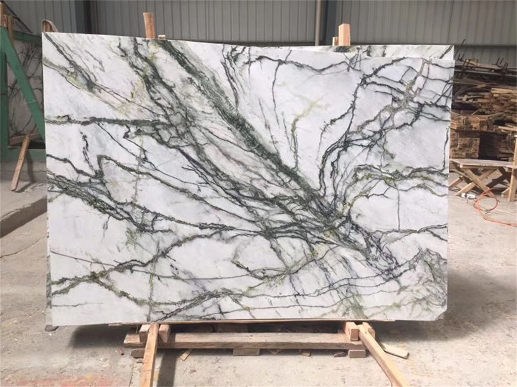 Picasso White Marble Tiles | Leeste Stones