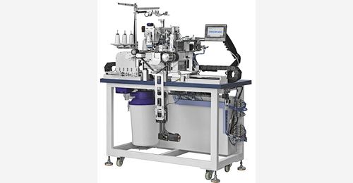 Automatic Underwear Elastic Waist Band Attaching Machine