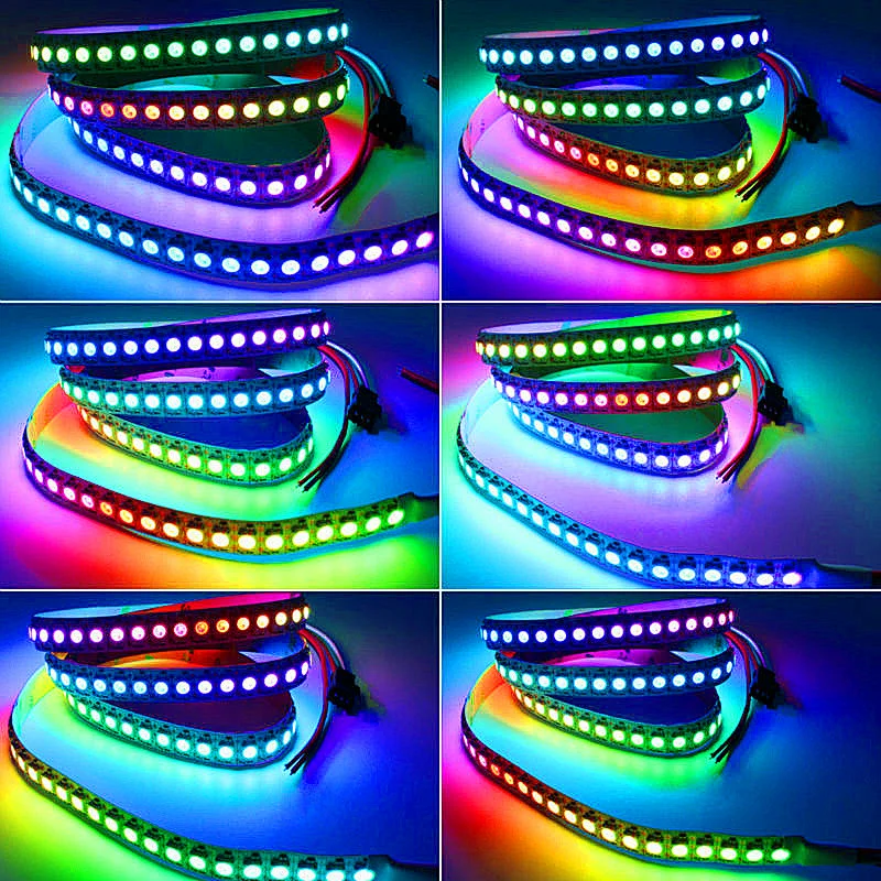 ws2812b rbg addressable led strip light Shenzhen LEDWorker Lighting Co ...