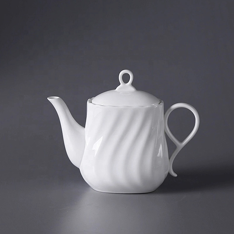 P&T porcelain factory tea pot, crokery pots, square shape coffee pots ...