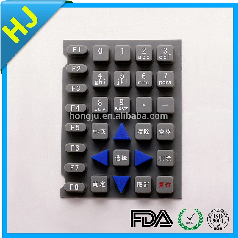 silicone rubber numeric keypad