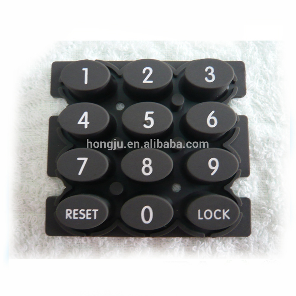 silicone rubber numeric keypad