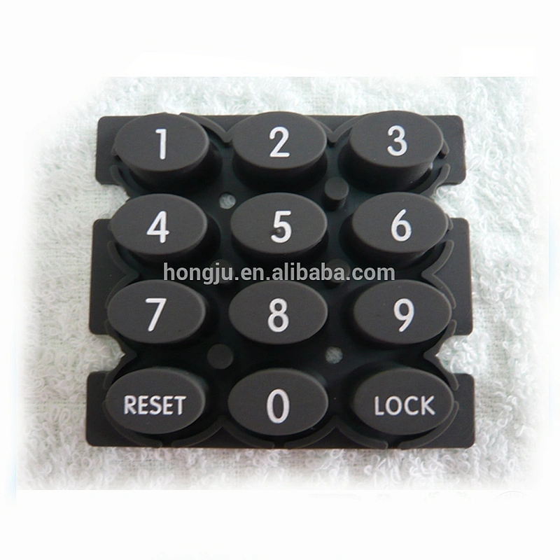 silicone rubber numeric keypad