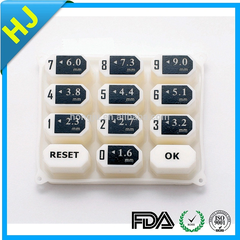 silicone rubber numeric keypad