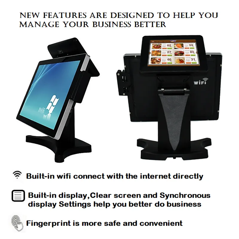Restaurant/Supermarket 15 inch all in one touch screen POS system/POS ...