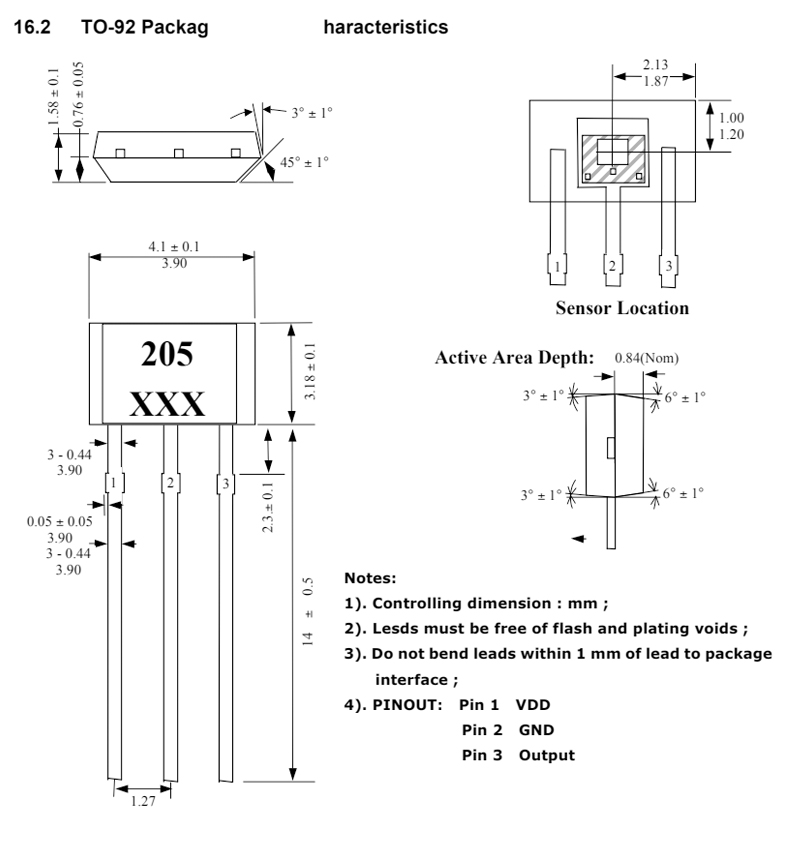 sot23 hall sensor , highly sensitive hall , low power hall - DONGGUAN ...
