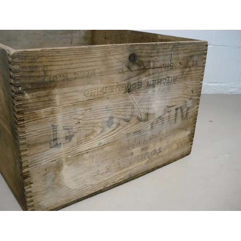 Vintage VERY LARGE CRATE Wood Shipping Box from China Manufacturer ...