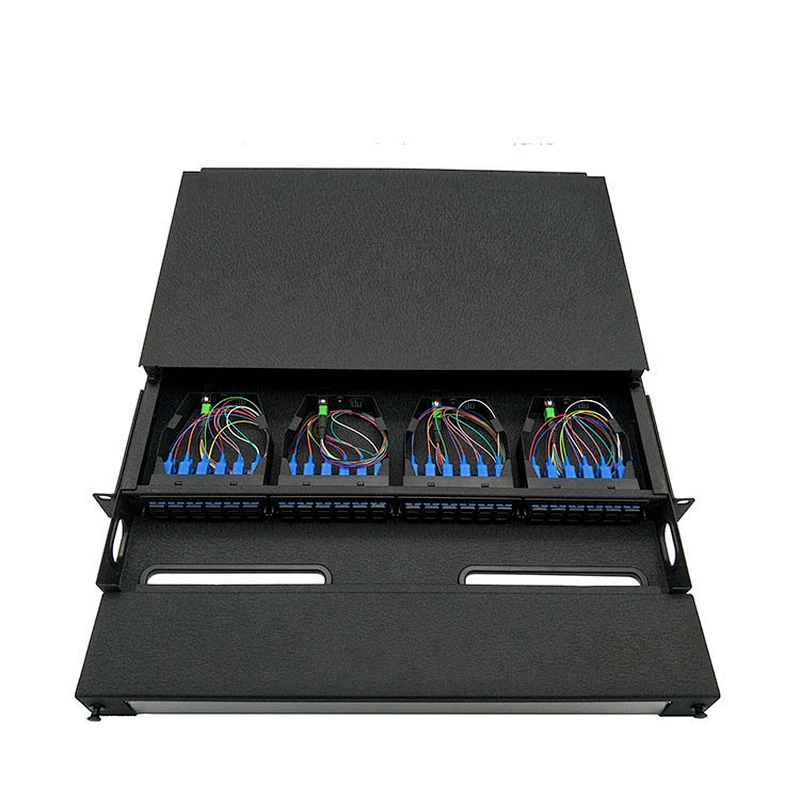 Rack Mount 48 96 Cores Din Rail Fiber Optic MTP MPO Patch Panel from ...