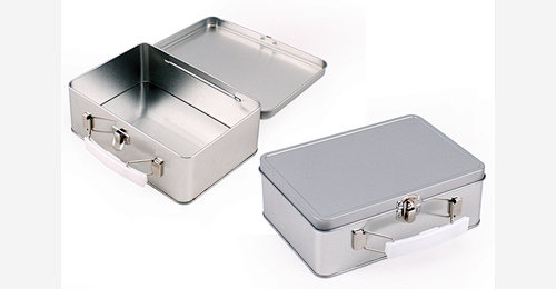 lockable lunch box ,old fashioned metal lunch box ,vintage tin ...