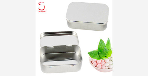 small rectangular tins with lids , mint green storage boxes , metal ...