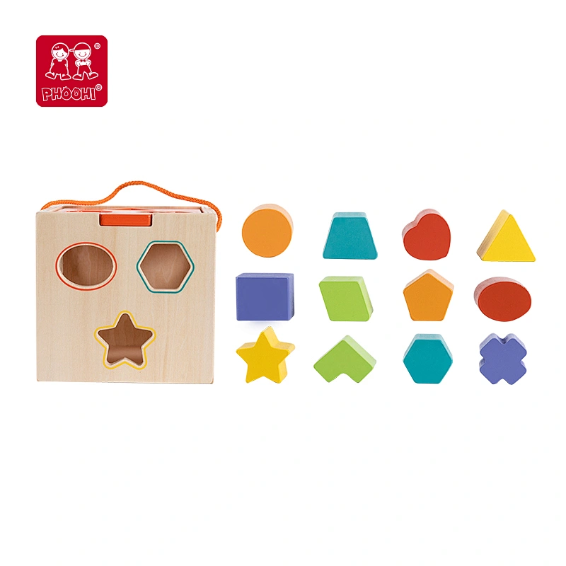 Phoohitoy - Wholesale Wooden Shape Sorting Cube
