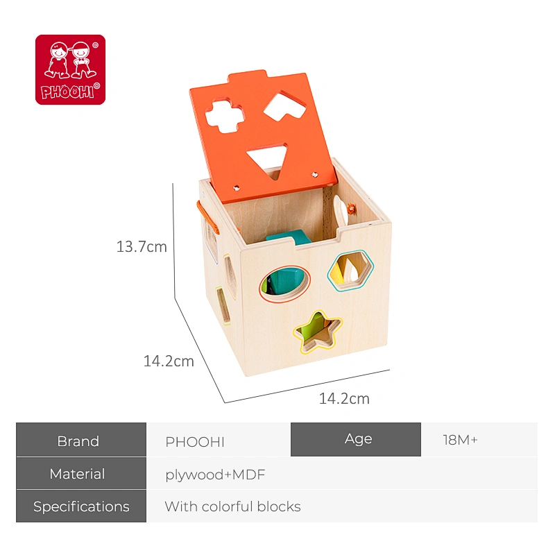 Phoohitoy - Wholesale Wooden Shape Sorting Cube