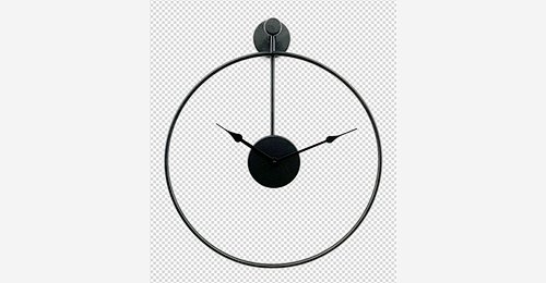 19 Inch Metal Framed Open Work Minimalist Wall Clock supplier and ...