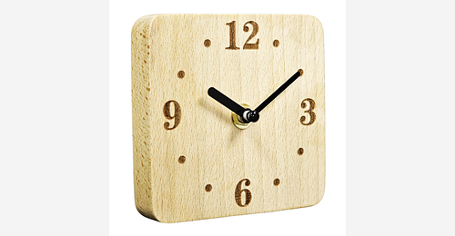 Modern Wooden Square Table Clock supplier and manufacturer |UniQ