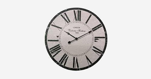 24 Inch Large Retro Design MDF Wood Wall Clock supplier and ...