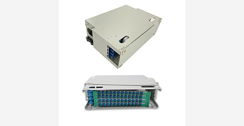 4U Rack Mount 12 24 48 96 144 Core Port ODF with splice tray Optical ...