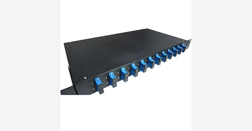 1U 19" Fix fiber optic 12 core fiber LC SC adapter ODF rack mount patch ...
