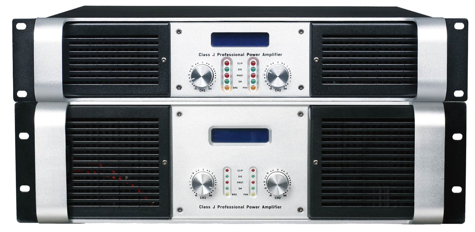 professional powered amplifier , stereo output 2-8Ω , Bridge mono ...