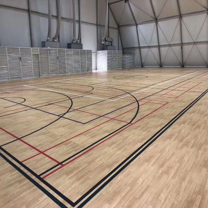 Pisos para canchas deportivas de PVC para interiores