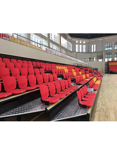 indoor bleacher seating